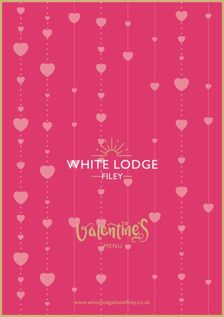 White Lodge Filey Valentines Menu 2023 - White Lodge Hotel